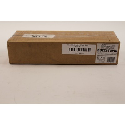 APart Buzz Stop III Stereo Input Signal Adapter & Ground Isolator - New ...