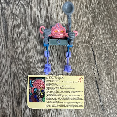 Teenage Mutant Ninja Turtles TMNT KRANG Action Figure Brain Walker ...