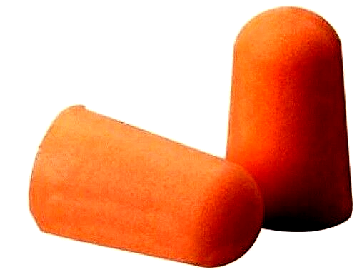 NWT 3M #1100 Orange Bell Shape Foam Ear Plugs Uncorded Disposable 10 PK ...