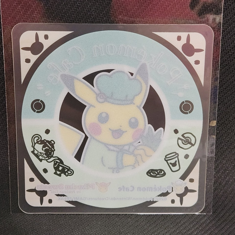 2021 Pokemon Center Pokemon Cafe Pikachu Coaster Exclusive | eBay