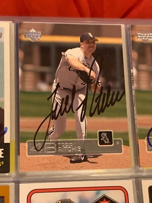 TODD RITCHIE AUTOGRAPHED SIGNED 2003 UPPER DECK CARD WHITE SOX COA | eBay