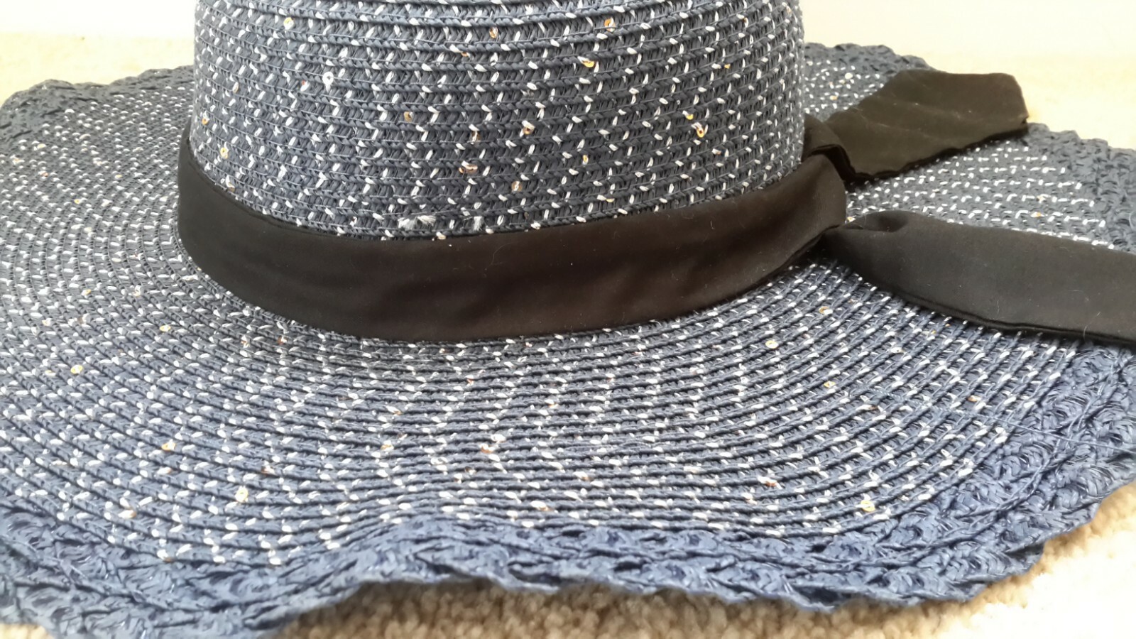 100% Grass Hat Unisex Solid Braid Hats Fashion Hat S… - Gem