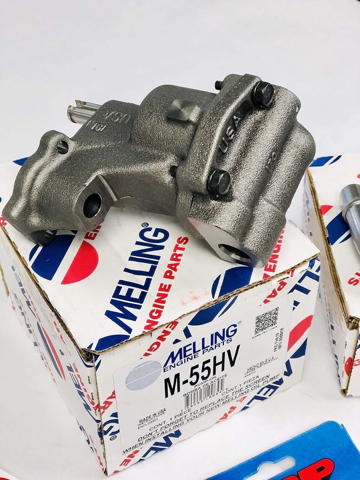 High Volume Oil Pump, Oil Pump Stud, Pick Up Screen & Steel Drive Rod ...