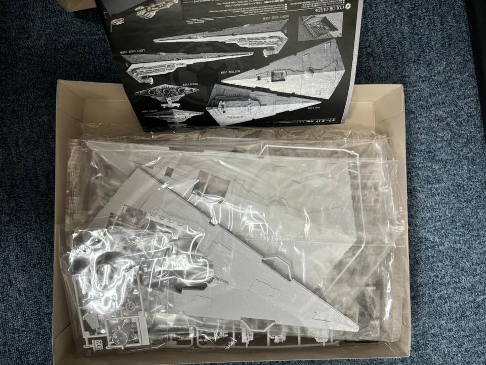 1/5000 scale Plastic Model Kit STAR DESTROYER Star Wars Bandai Japan ...