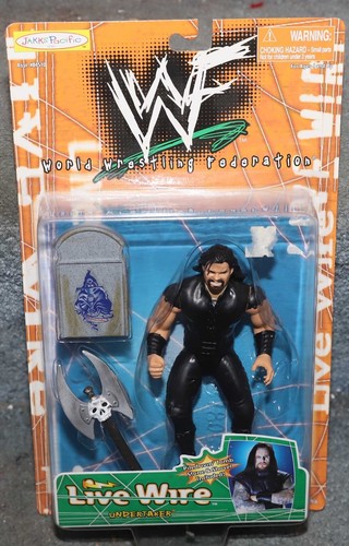 WWF JAKKS UNDERTAKER LIVE WIRE WRESTLING FIGURE WWE 84511 | eBay