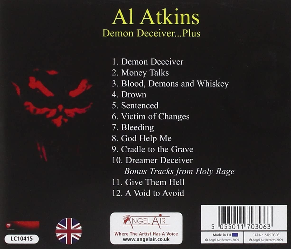 Al Atkins Demon Deceiver..Plus (CD) (US IMPORT) 5055011703063 | eBay