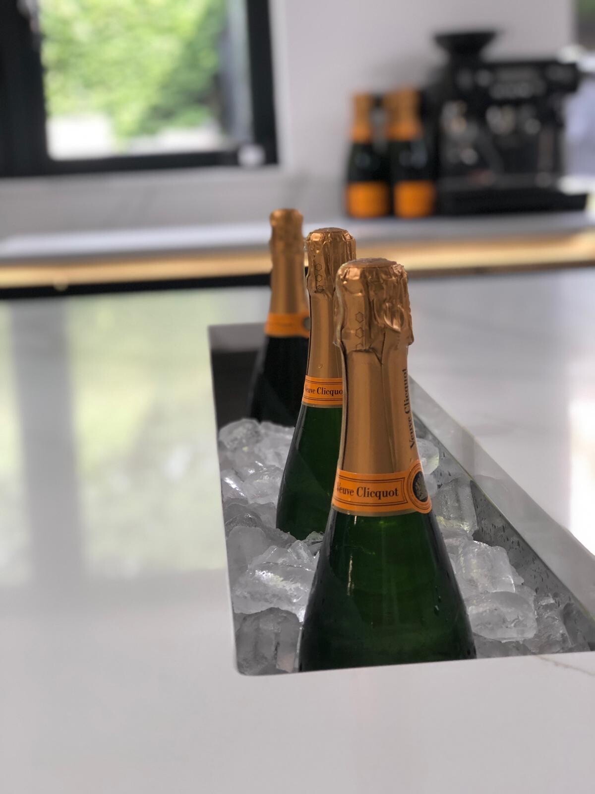 Stainless Steel Champagne, Drinks, Bar, Prep Sink. Ice Trough, Icerock ...