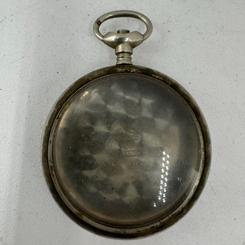 Antique 12s Keystone Open Face Pocket Watch Case Silveroid Smooth USA ...