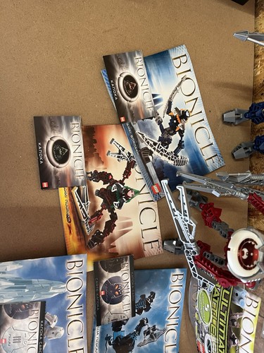 Lego Bionicle 6637 ULTIMATE BATTLE SET 4 Action Figures with tub And ...