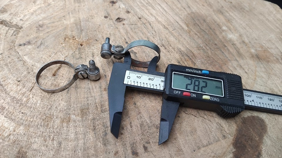 Collier Support Pompe ancien velo 1900 Old bike pump Holder Bici ...