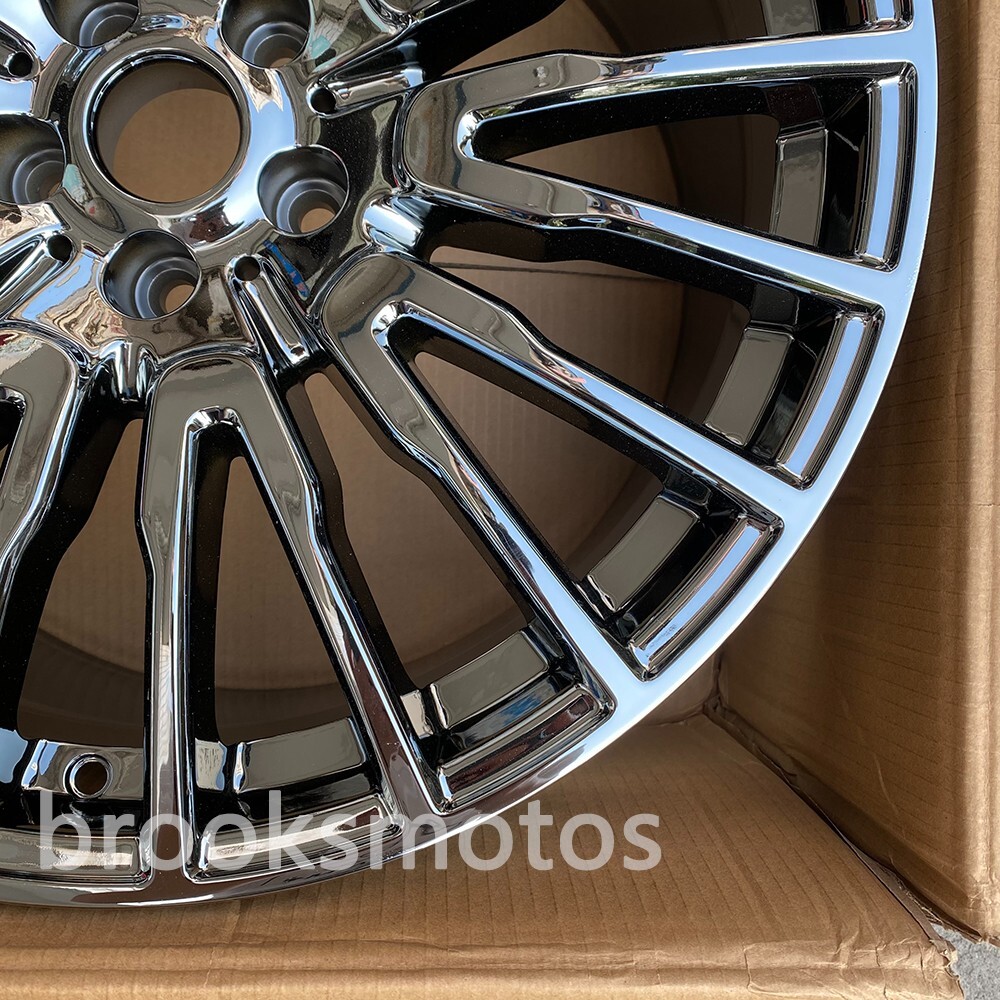 2008-2014 BMW 7 Series 21" Black Chrome Wheels Rims FITS FOR 629 F01 02 ...