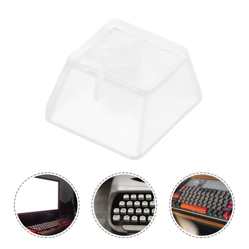 10 Pcs White Plastic Transparent Keycap Mechanical Keyboard Cover | eBay