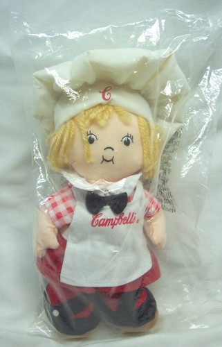 Campbell's LITTLE CHEF GIRL MASCOT CHARACTER 8" Plush STUFFED DOLL Toy ...