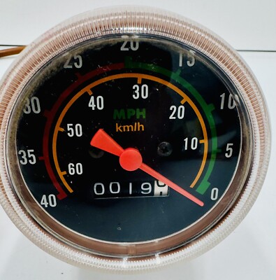Vintage 0-40 MPH km/h Bicycle Speedometer Odometer Made In Japan 20 WE ...