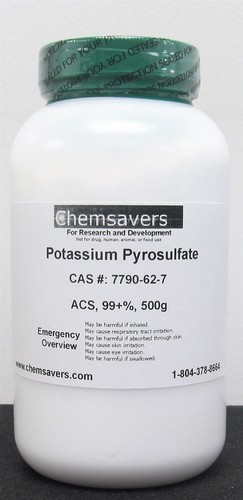 Potassium Pyrosulfate, ACS, 99+%, 500g | eBay