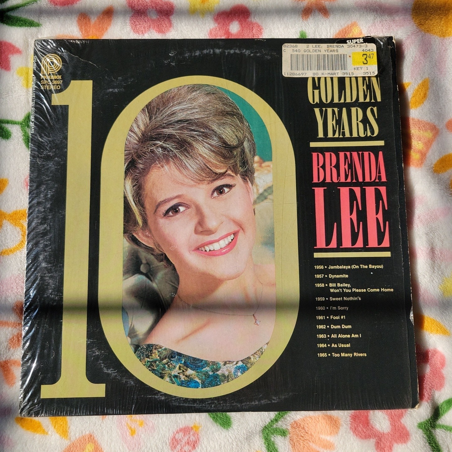 BRENDA LEE 10 Golden Years 1966 DECCA ORIG STEREO POP ROCK LP in shrink ...