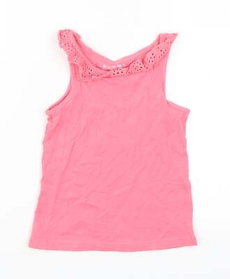Nutmeg Girls Pink Cotton blend Tank Size 2-3 Years | eBay UK