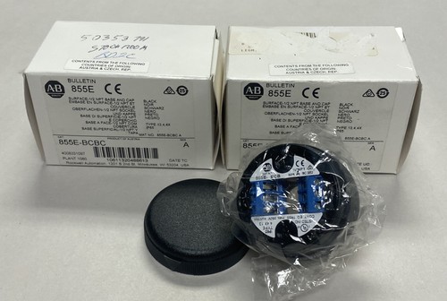 ALLEN BRADLEY 855E-BCBC SER A SURFACE 1/2 NPT BASE AND CAP LOT OF 2 NEW ...