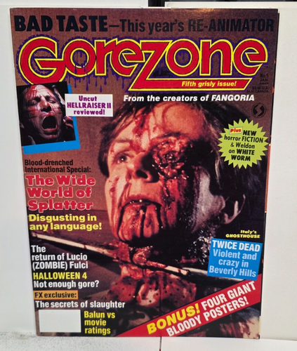 GoreZone #5 Jan 1988 O'Quinn Studios | eBay