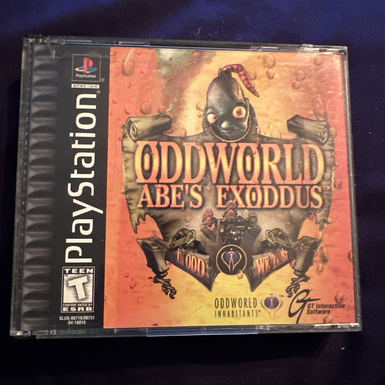 Oddworld: Abe's Exoddus (Sony PlayStation 1, 1999) With Oddworld: Abe’s ...