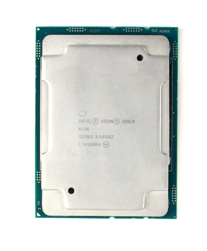 Lot of 2 Intel Xeon Gold 6126 12-Core Server Processor CPU @ 2.60GHz ...