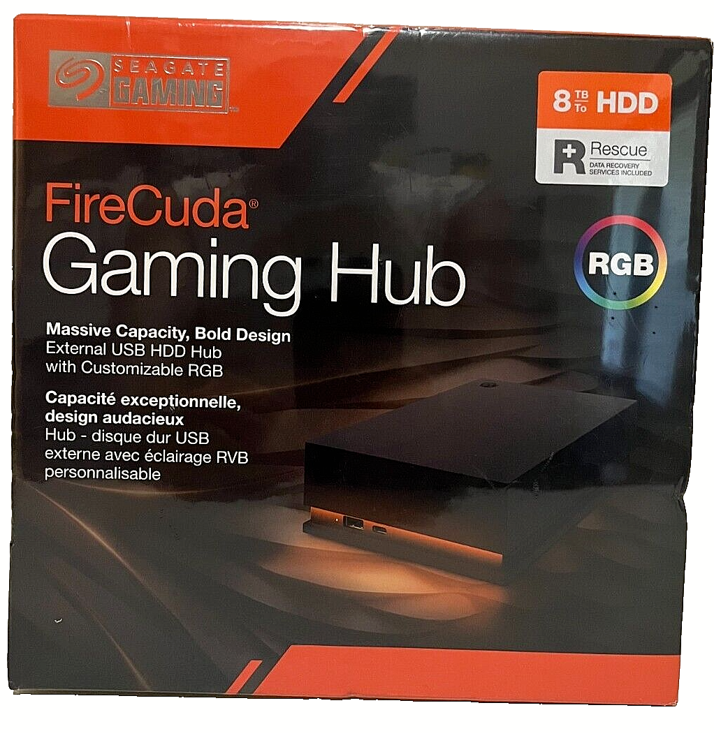 Seagate FireCuda 8TB External 2.5 inch (STKK8000400) Hard Disk Drive ...