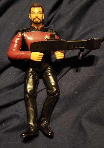 Star Trek Commander William Riker Action Figure Playmates 1998 - No Box ...