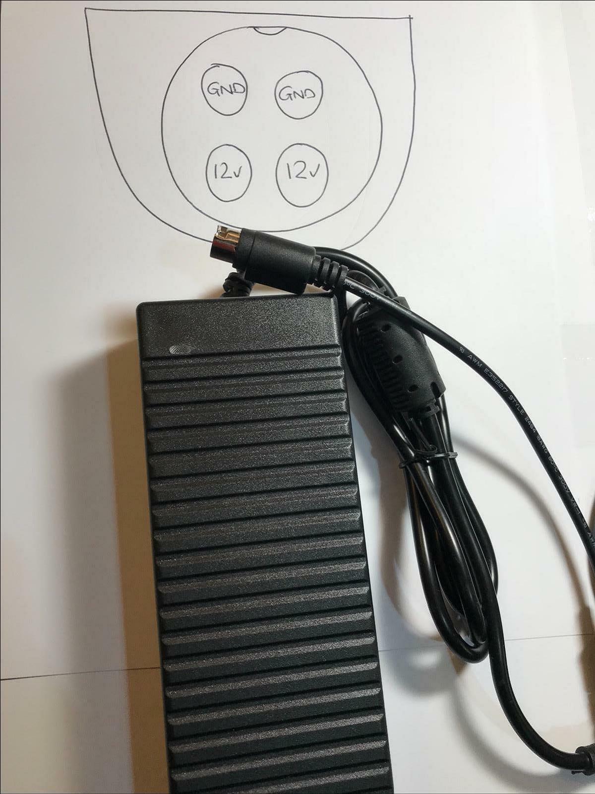 Replacement for 12V 5.0A LITEON AC Adapter PA-1061-81 4 PIN DIN Power ...