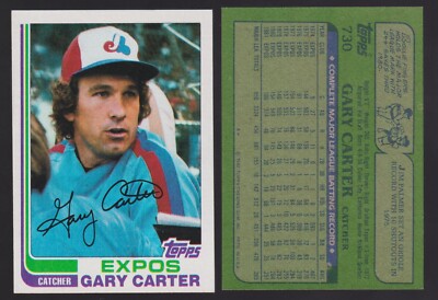 1982 Topps #730 Gary Carter - Montreal Expos - HOFer - ExMT - 826 - 🔥⚾🔥 ...