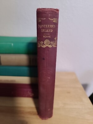 Antique - THE MYSTERIOUS ISLAND by Jules Verne - Hurst & Company | eBay