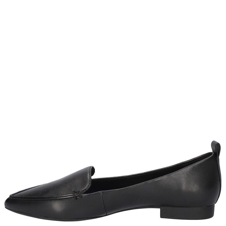 Bella Vita Alessi Black Leather Pointed Toe Loafer Women's Slip On ...