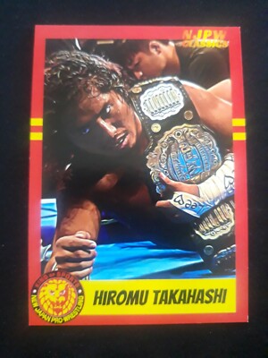 CUSTOM NJPW New Japan Pro Wrestling Trading Card 2021 Hiromu Takahashi ...