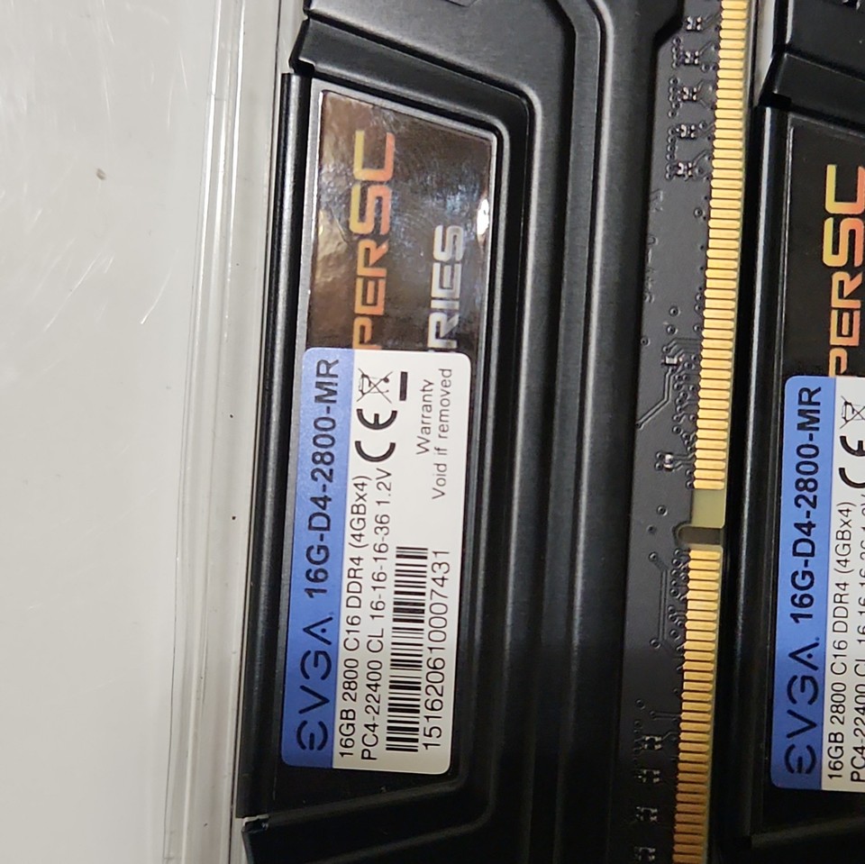 EVGA Superclocked 4GBx2 8GB TOTAL DDR4 RAM 2800 CL16 | eBay