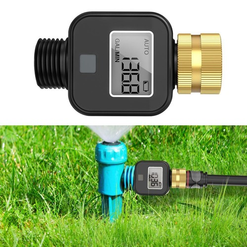 Brass Flow Meter Garden Water Meter Anti-clogging Mechanism For BSP ...