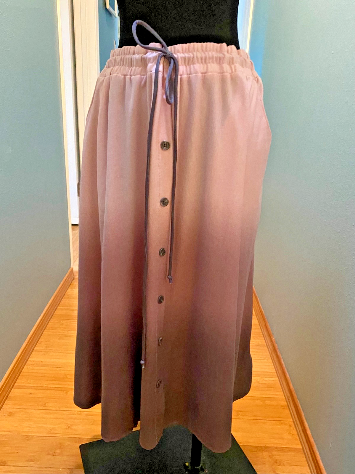 LuLaRoe Women's Marsha Button Detail Midi A-Line Skirt Size 2X shades ...