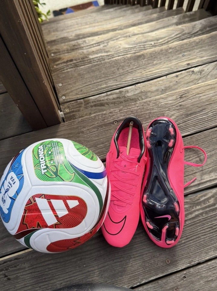 Nike Mercurial Vapor X PINK ACC Football Soccer Cleats Boots SIZE US 10 ...