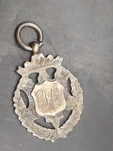 Vintage/Antique Silver Hallmarked Watch Fob | eBay