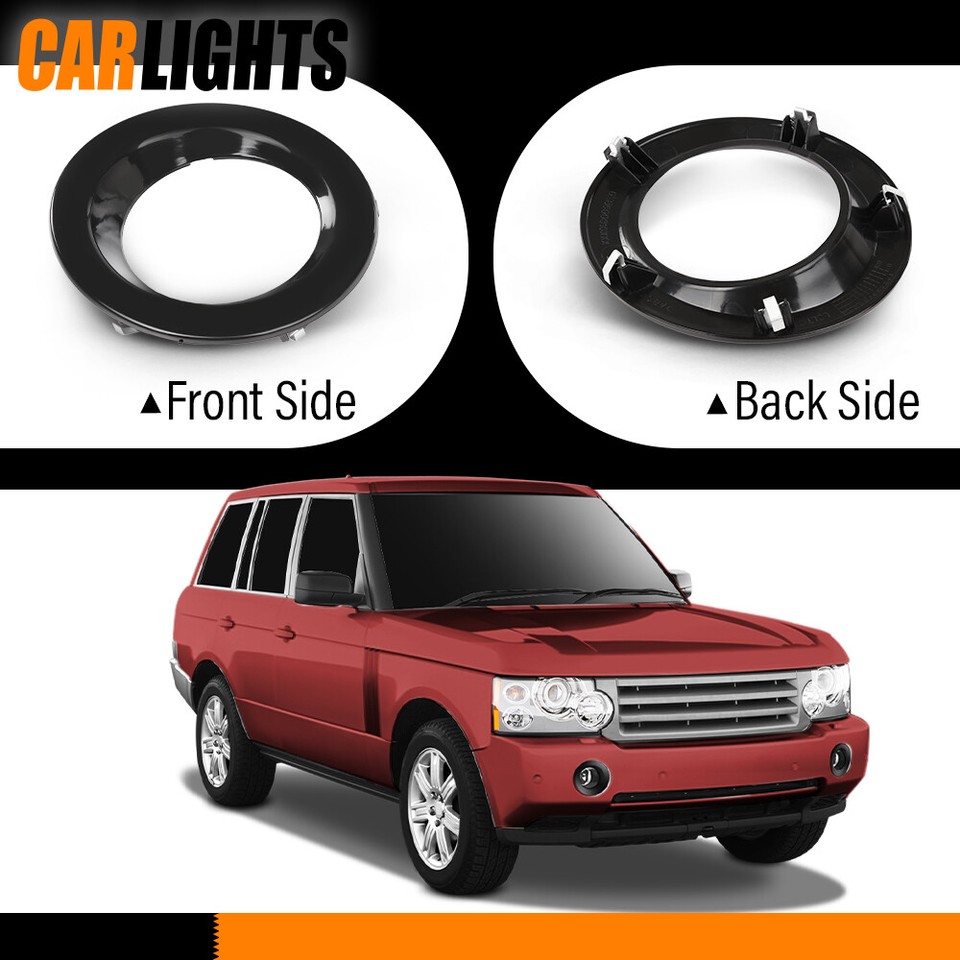 Fits 2002-09 Land Rover Range Rover Fog Light Bezel Cover Ring Pair ...