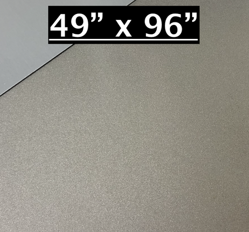 49" x 96" Pewter Aluminum Sheet, Flat .030” Thick - Cargo Trailer ...