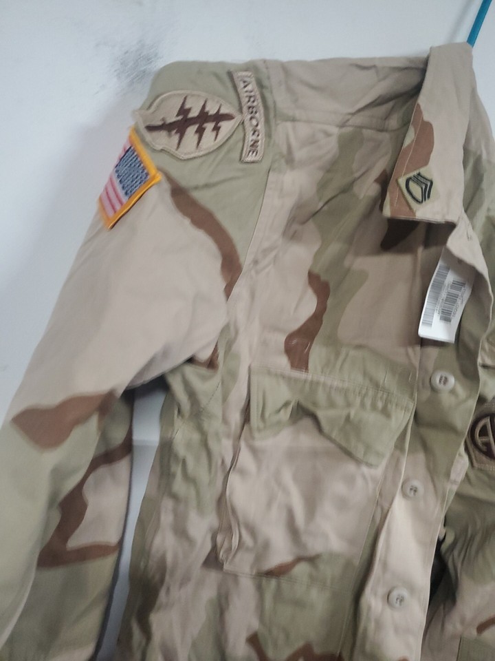 DCU Shirt/Coat Medium Long Desert Tri-Color Camo Cotton/Nylon USGI Army ...