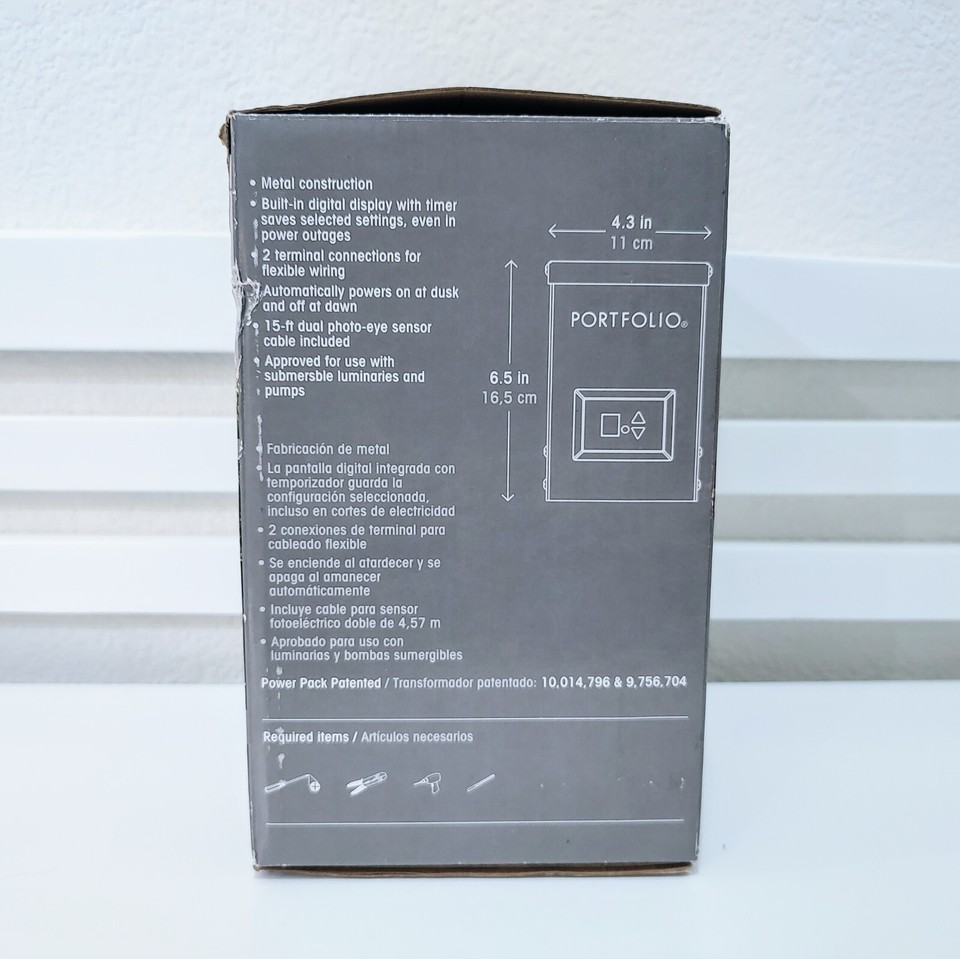 Portfolio Landscape Black Finish Low Voltage 60 Watt Power Pack ...