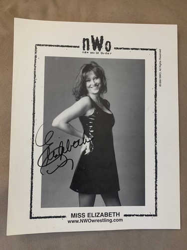 Miss Elizabeth Autograph 8x10 Promo WWE WWF WCW | eBay