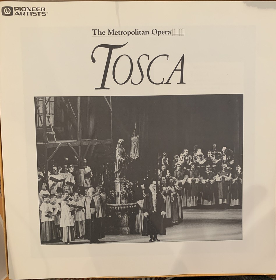 Pioneer Artists The Metropolitan Opera “Tosca” March 1985 on 12 ...