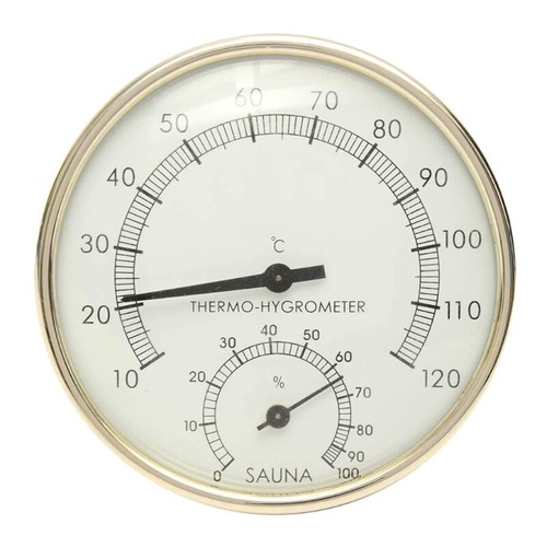High Accuracy Sauna Thermometer Metal Dial Indoor Thermometer ...