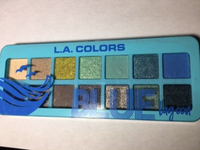 L.A. COLORS BLUE LAGOON EYE SHADOW PALLETE * COLOR VIBE * NEW | eBay