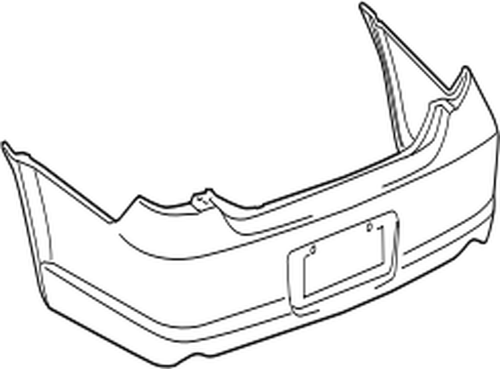 52159-AC904 Toyota Cover, rear bumper 52159AC904, New Genuine OEM Part ...