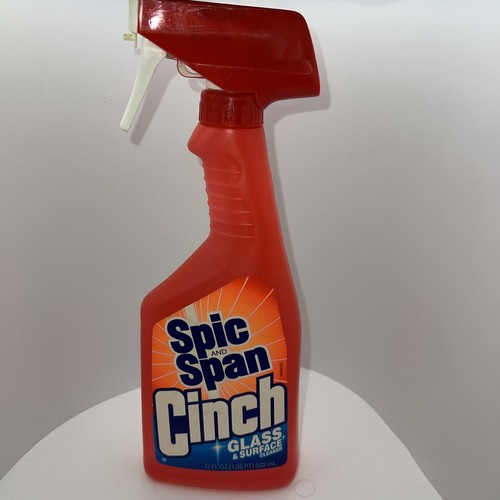 VTG 1993 Spic and Span Cinch Glass Surface Cleaner Bottle NEW Full ...