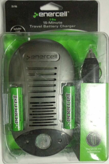 Enercell 2 Bay 15 Minute Travel AA AAA Battery Charger 23 785 for sale ...