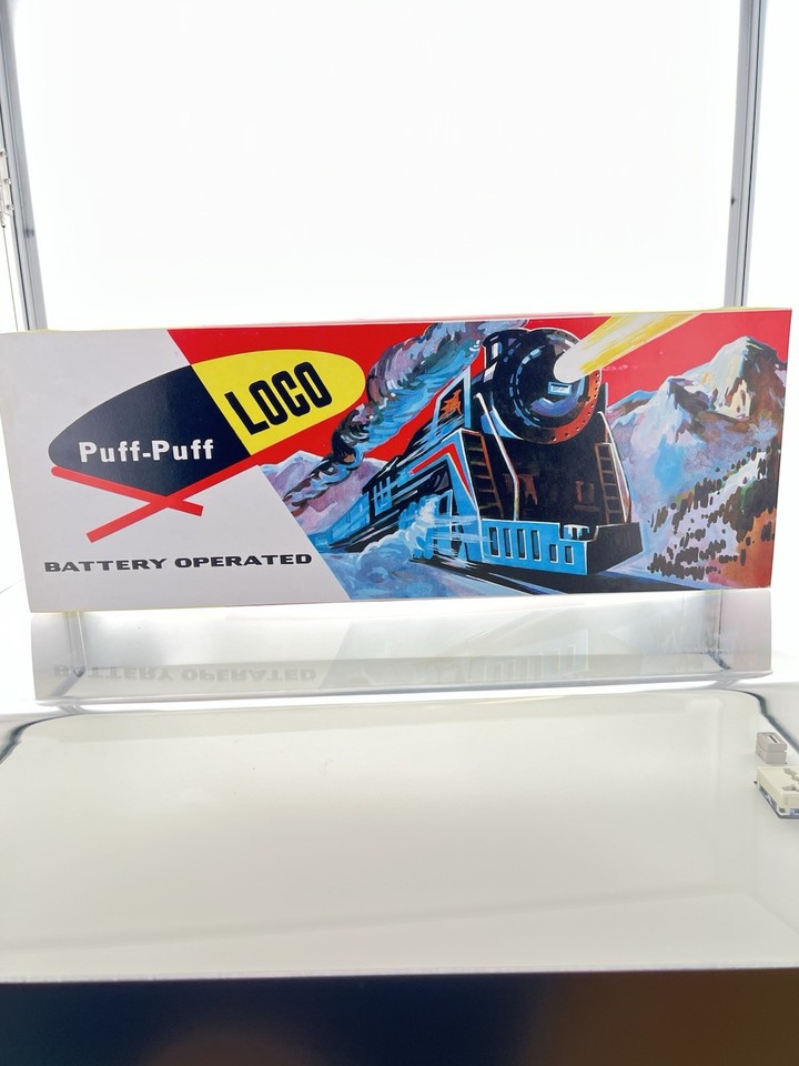 Vintage Puff Puff Loco Model ME660 Tin Toy Train - Battery Operated | eBay