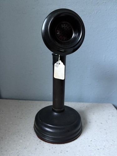 Antique Black Western Electric Non Dial Candlestick Telephone | eBay